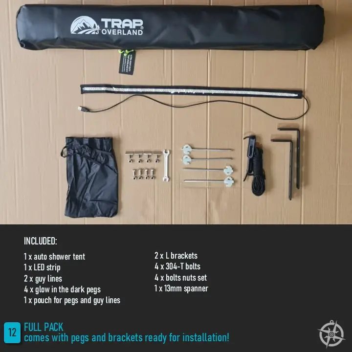 Trap Overland Shower Tent, Camping Changing Room - Overland GCC